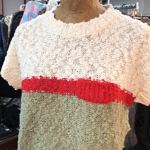 wye oaks | Sweaters | Vintage Wyeoaks 98s Short Sleeve Sweater Knobby ...